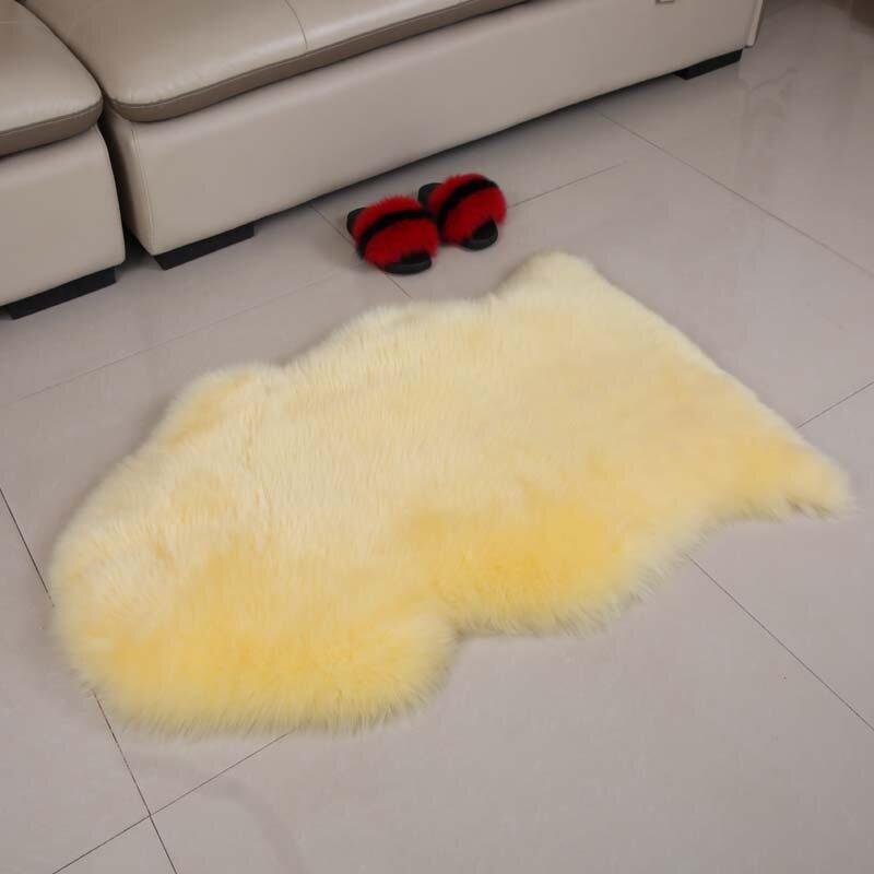 Ковер из натуральной овчины Австралии, коврик для спальни, напольный коврик для гостиной, диванная подушка с меховой отделкой, коврик для эркера.