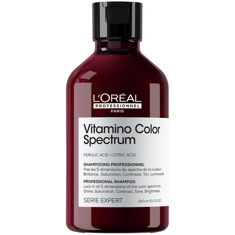Шампунь бессульфатный L'Oreal Professionnel Serie Expert Vitamino Color Spectrum для окрашенных волос, 300 мл