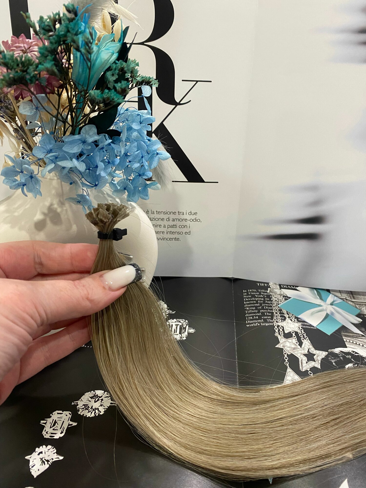 Биопротеиновые волосы на капсулах для наращивания