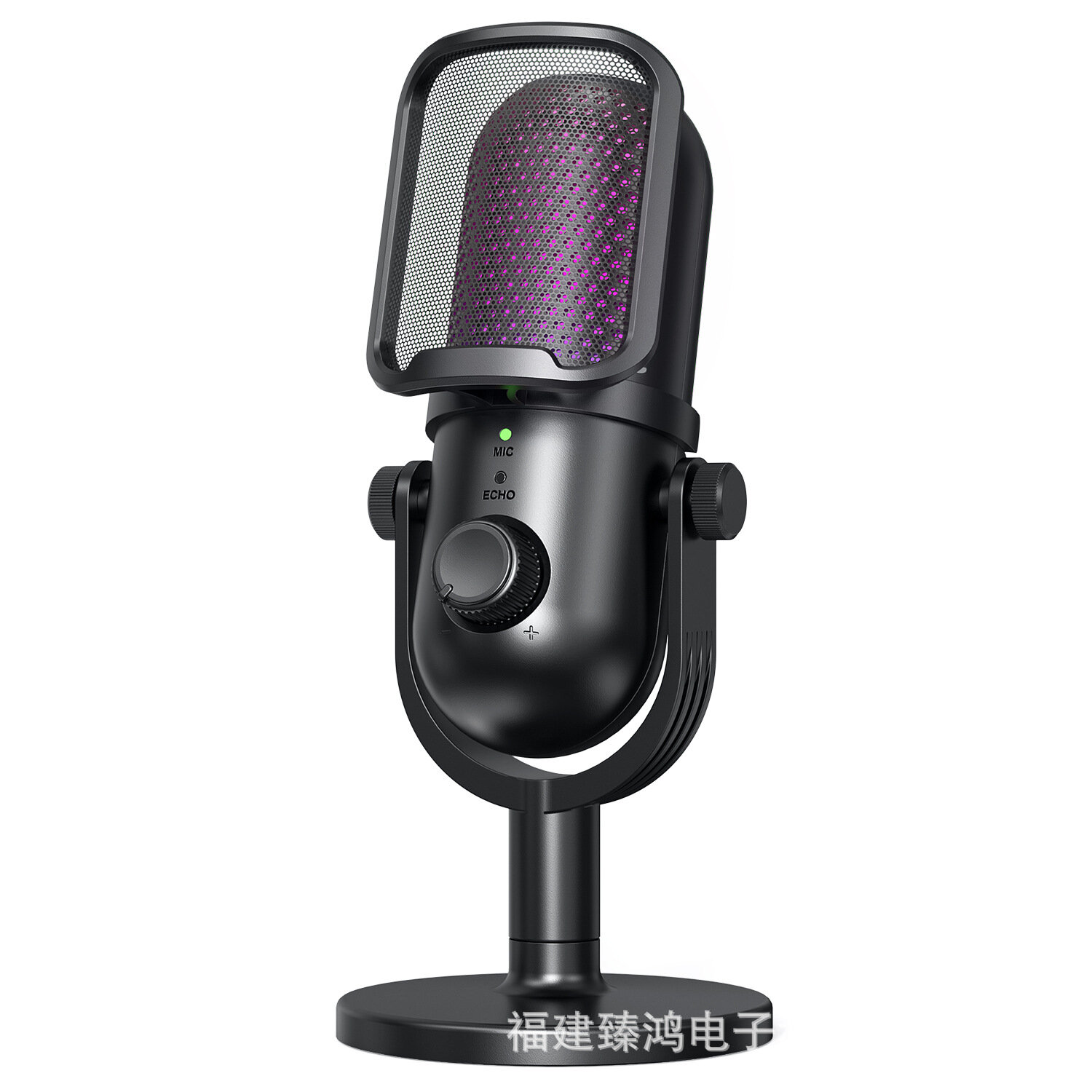 Игровой конденсаторный микрофон для киберспорта, прямой трансляции, записи, USB, для компьютера, настольного ПК, ноутбука, микрофон с шумоподавлением