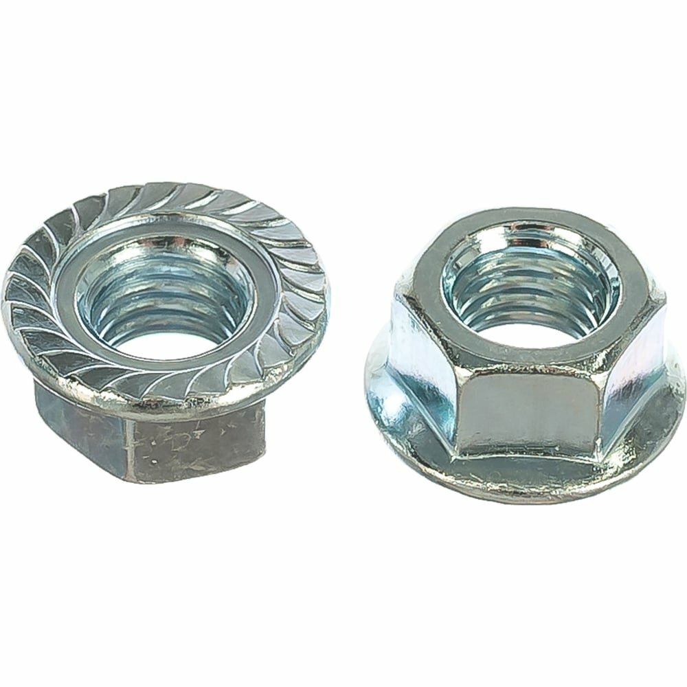 Самостопорящаяся гайка метизный двор M10 DIN6923 (100 шт.)