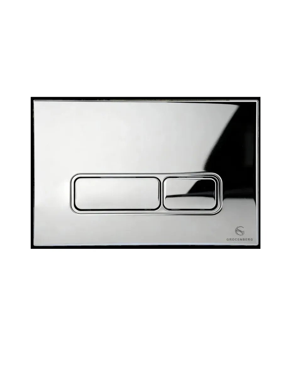 Кнопка смыва для унитаза (пластик) KP3060CR хром