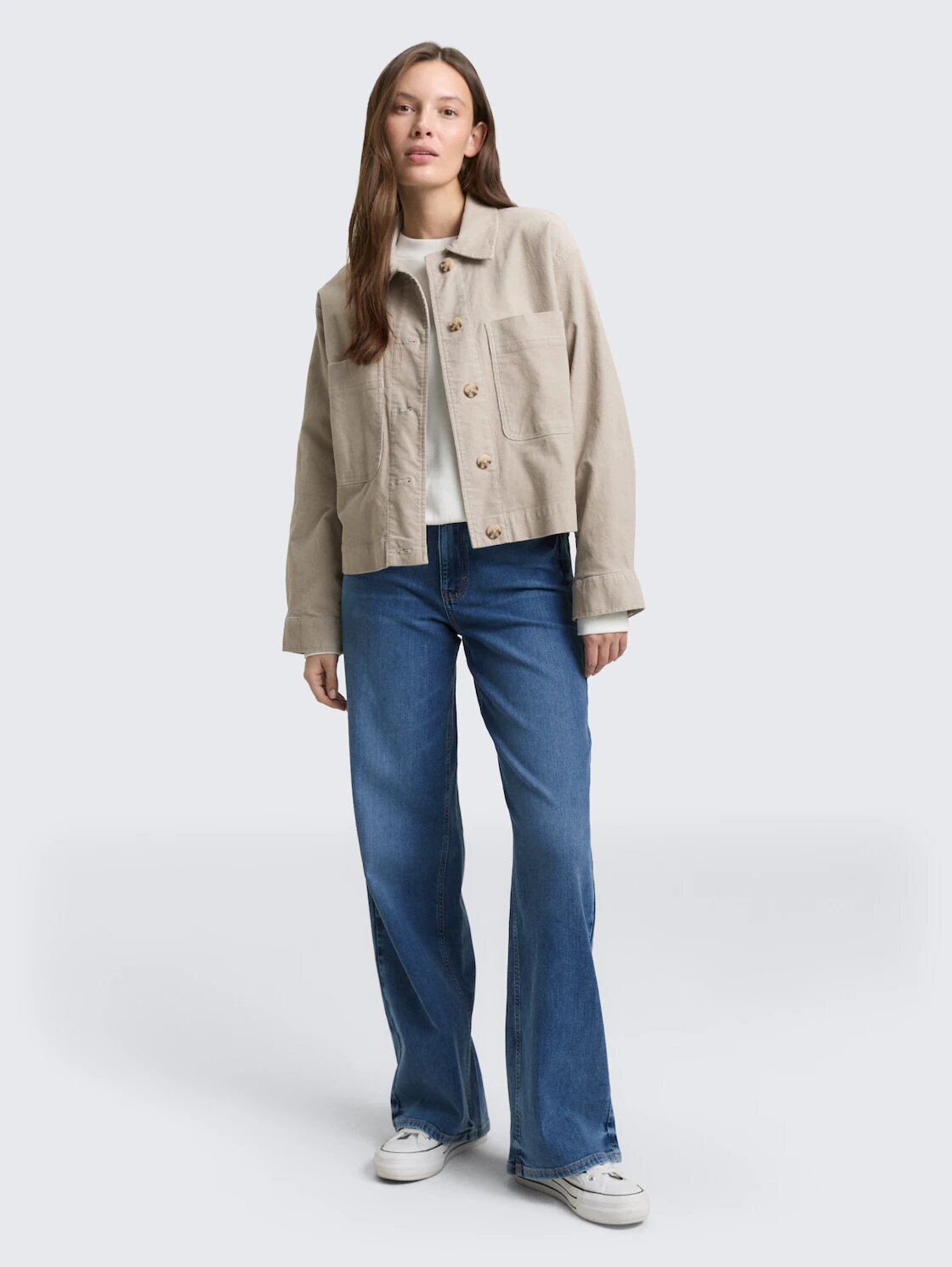 Джинсы Tom Tailor Wide Leg, размер 25/32, светло-синий — фото 1