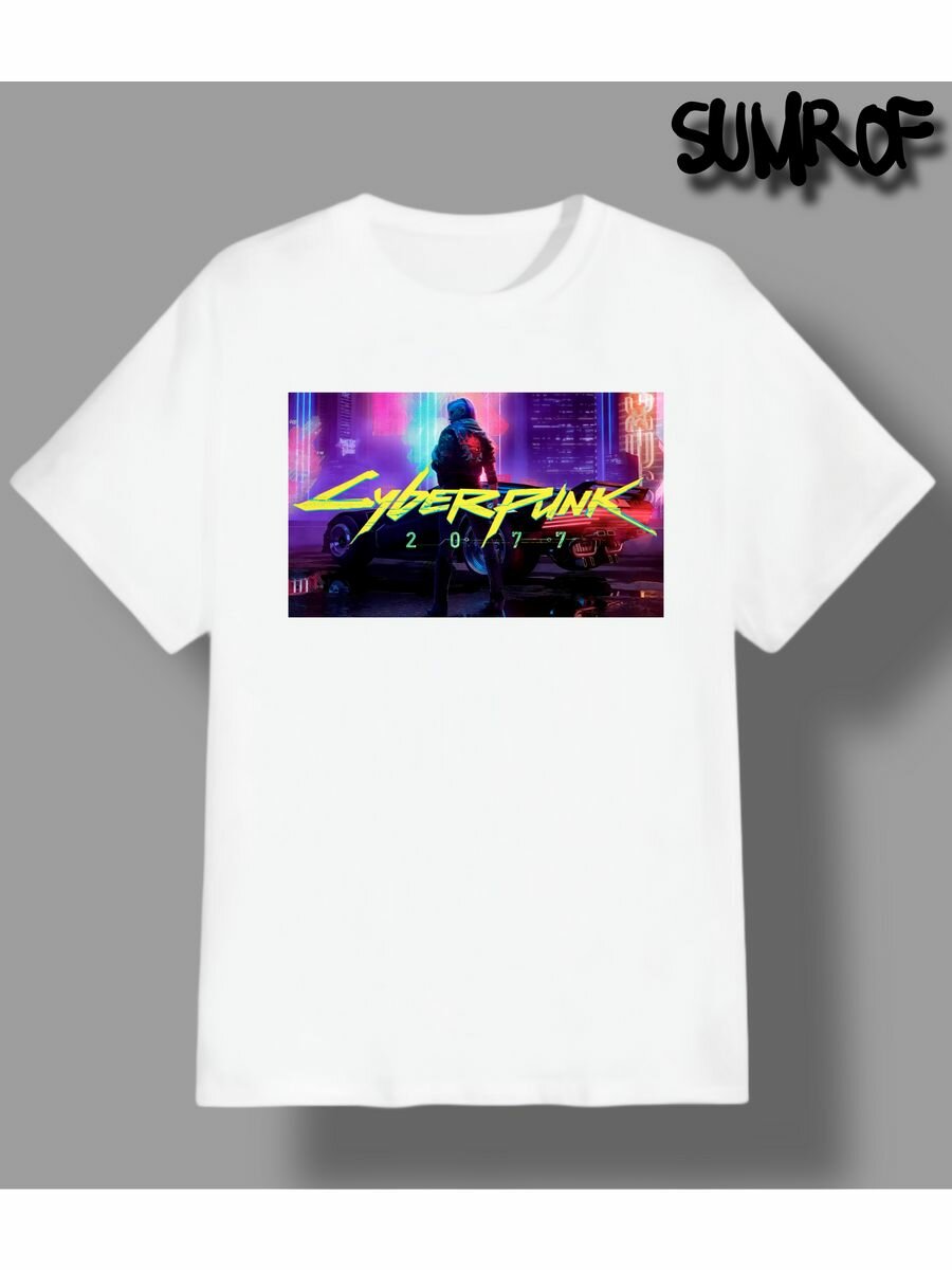 Футболка киберпанк