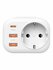Розетка MС-103 2USB+ Type-C