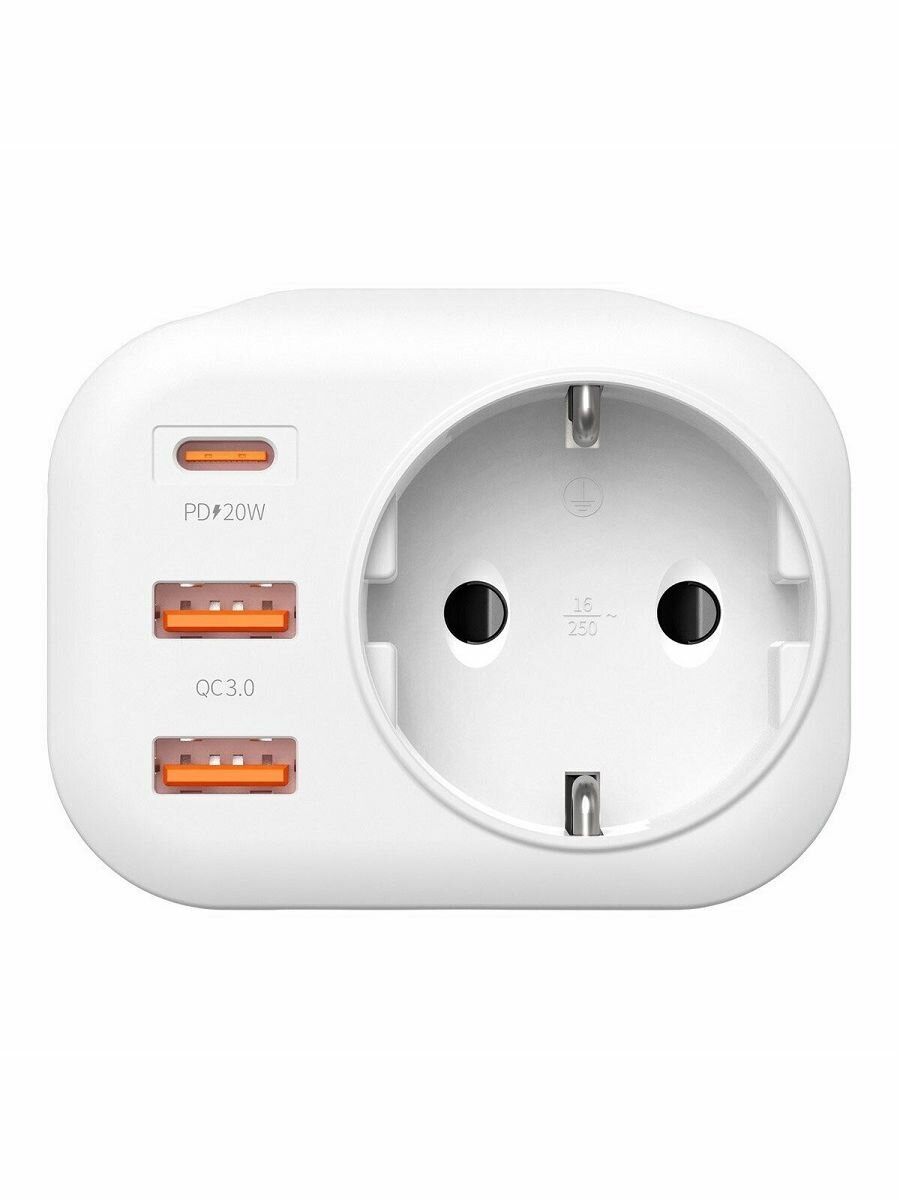 Розетка MС-103 2USB+ Type-C