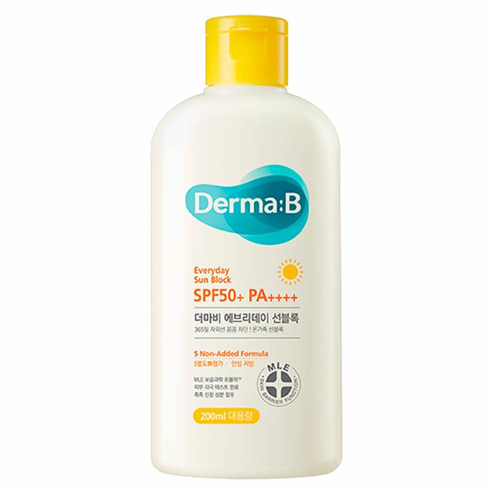 Derma: B Ламеллярный солнцезащитный лосьон для лица и тела Sun Block SPF 50