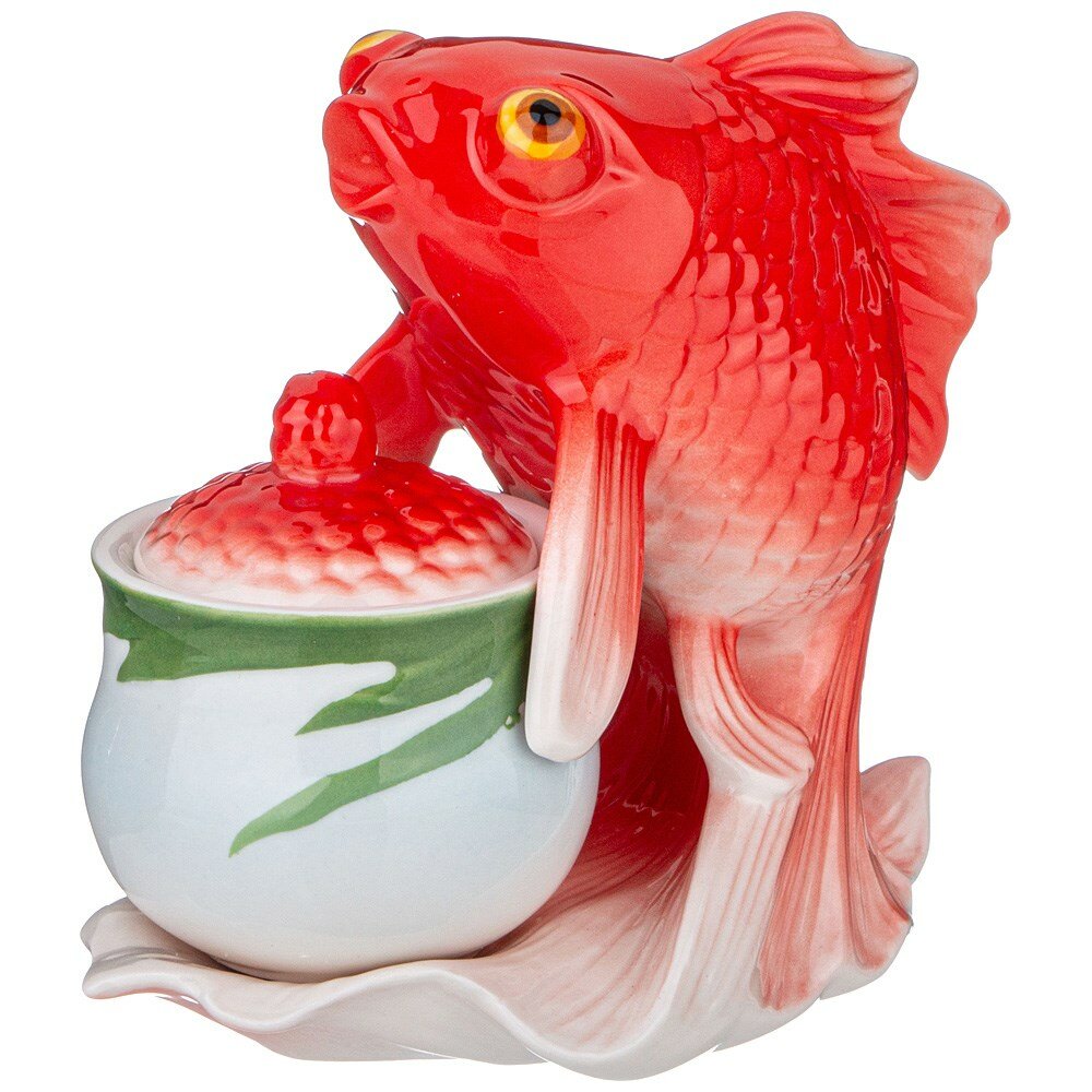 Икорница lefard "Золотая рыбка" 100 мл 14,5*9*14 см