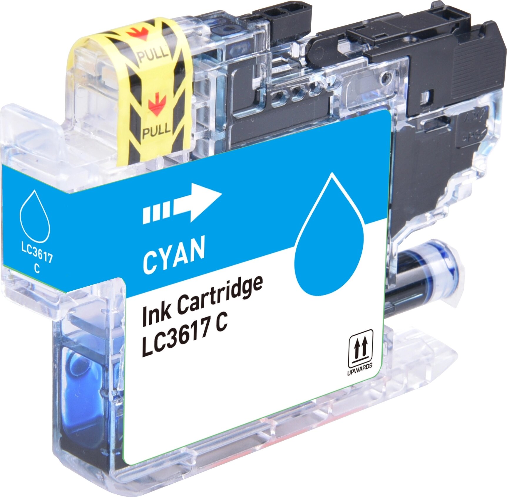 Картридж Cactus CS-LC3617C LC3617C голубой, с чипом, для Brother