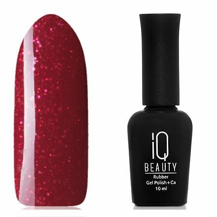 IQ Beauty, Гель-лак каучуковый Ruby shine, 006, 10 мл