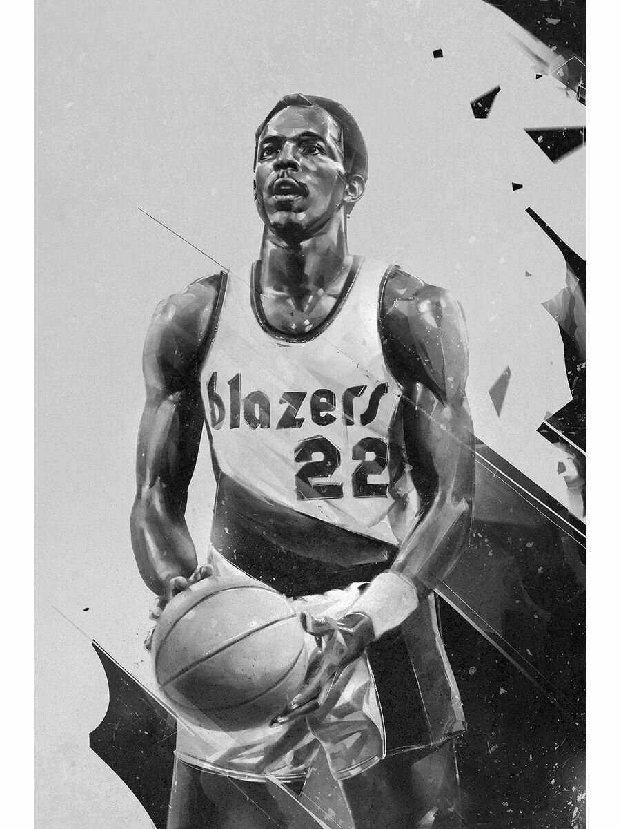 Постер "Спортивные эмоции. Клайд Дрекслер"