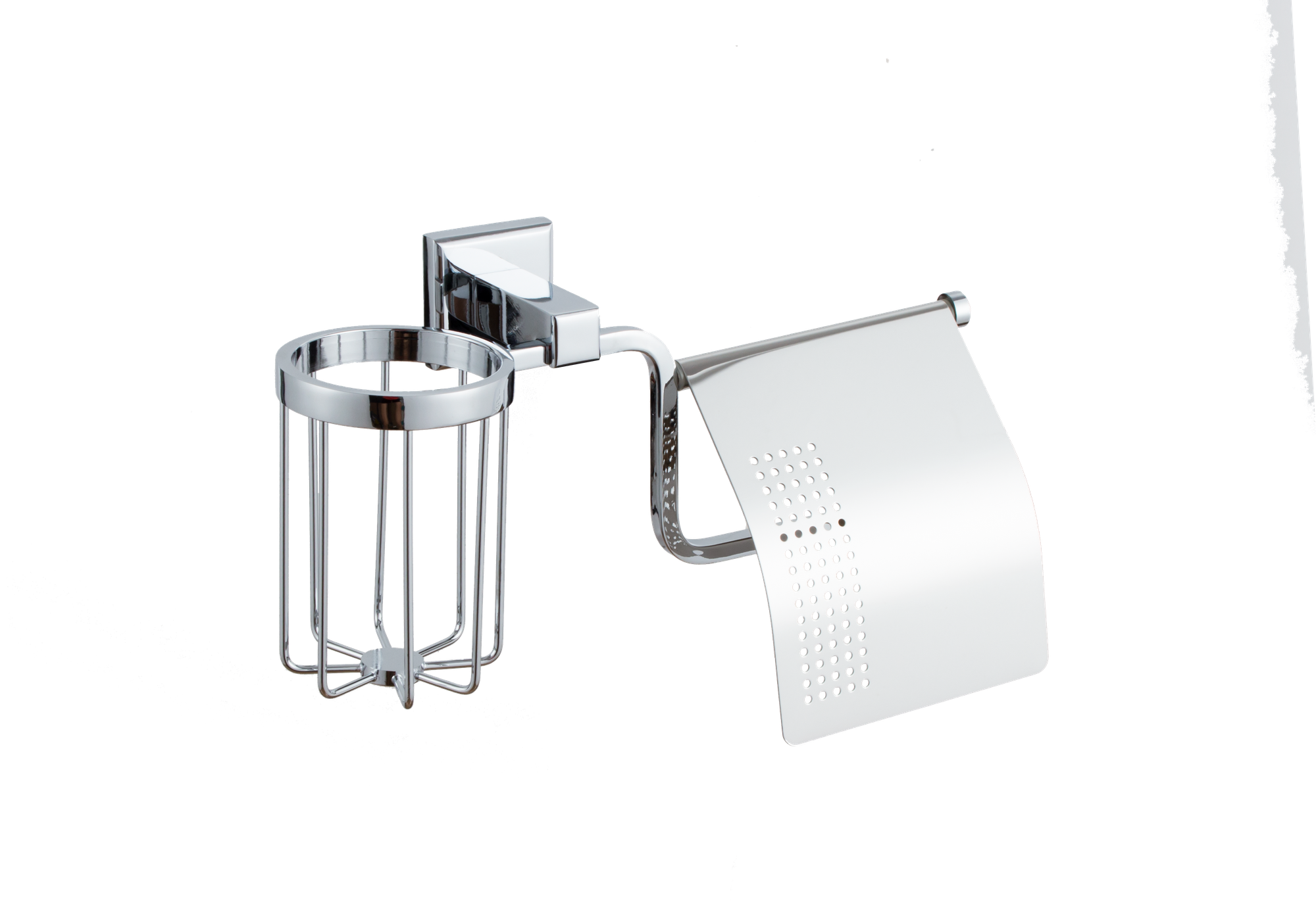 Держатель для туалетной бумаги и освежителя воздуха Vivi Felice, латунь