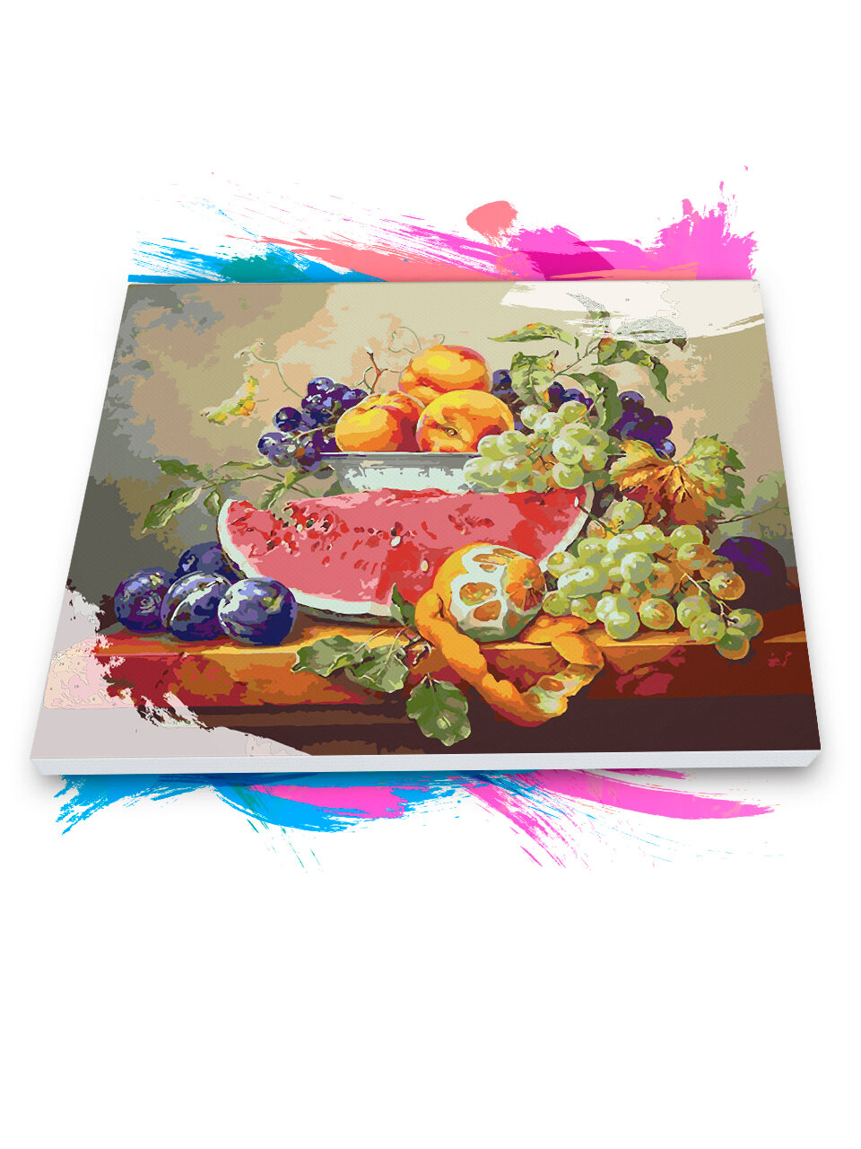 Картина по номерам на холсте Натюрморт с арбузом, 40 х 50 см