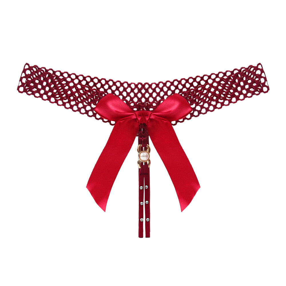 Женские сексуальные металлические блестки Полово искушения открывают промежность без сексуальных стрингов