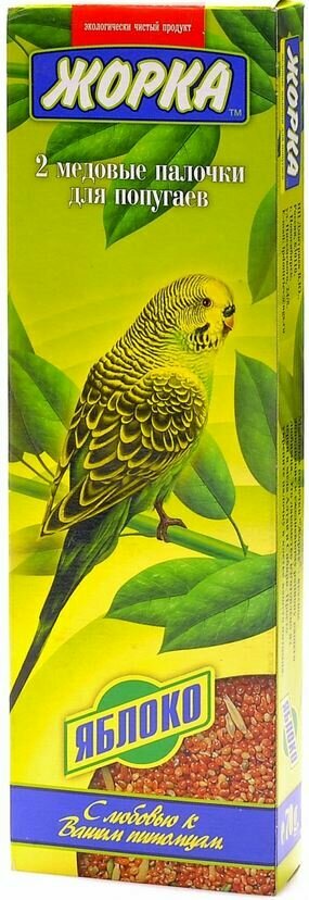 Жорка 2шт. Палочки для попугаев с Яблоками 70г. 0.08 кг