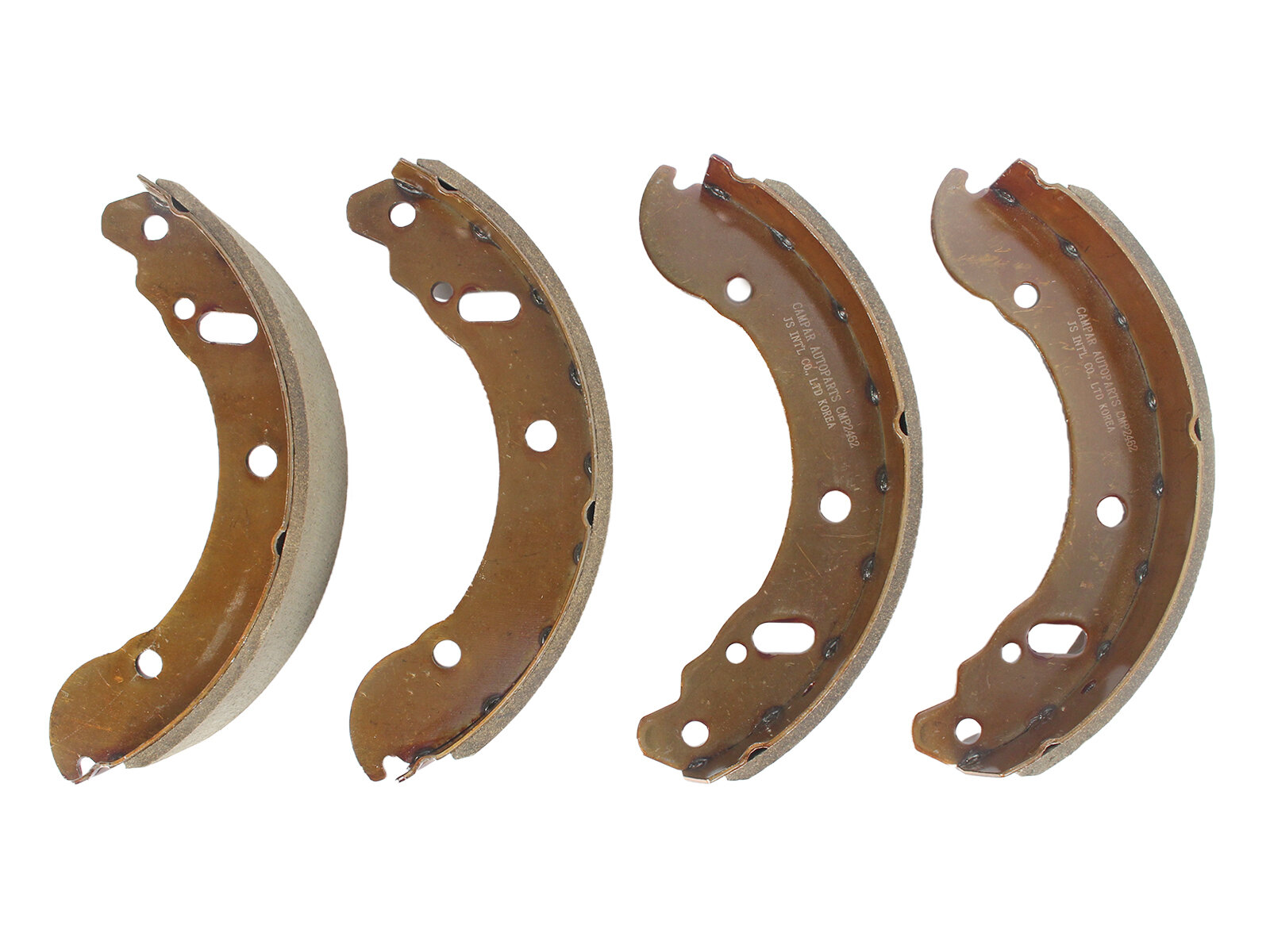 Колодки тормозные ГАЗ-3302 задние 4 штуки комплект CAMPAR CMP2462 3302-3502090