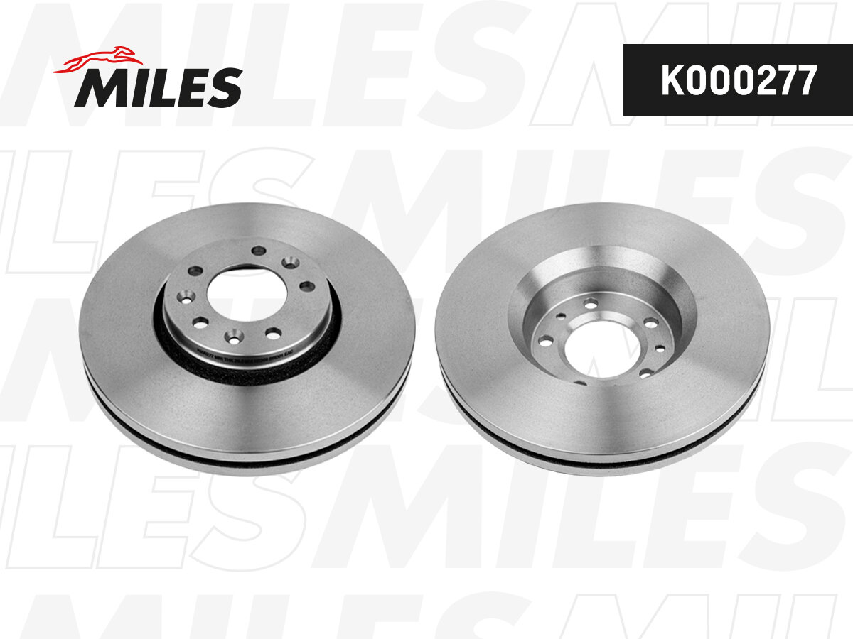 MILES Диск тормозной передний CITROEN C5 08-/ JUMPY/ PEUGEOT EXPERT 07- (TRW DF4849S) K000277