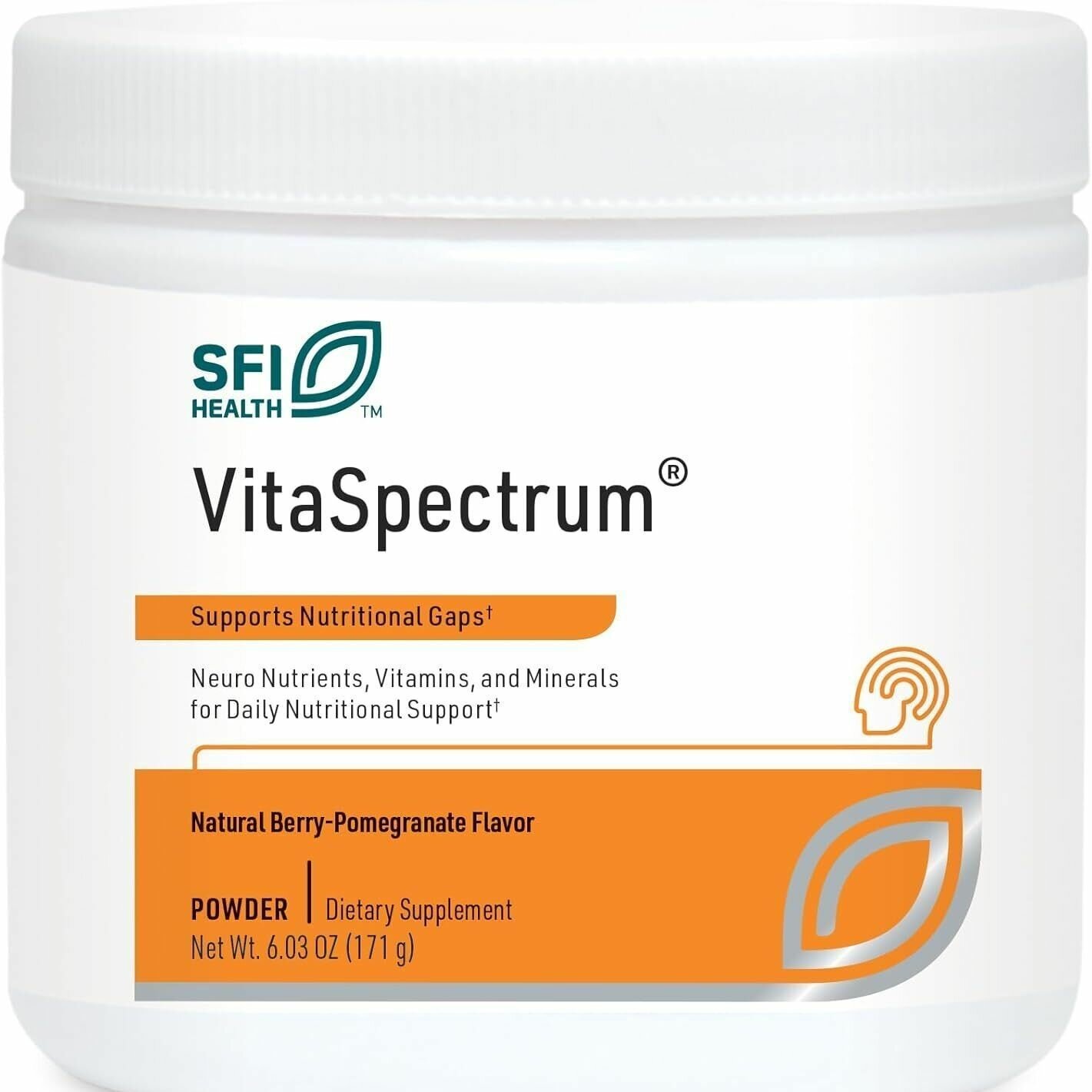 SFI Health (Klaire Labs), VitaSpectrum, Мультивитамины и минералы для детей, без железа и меди, ягодно-гранатовый вкус, 171 г