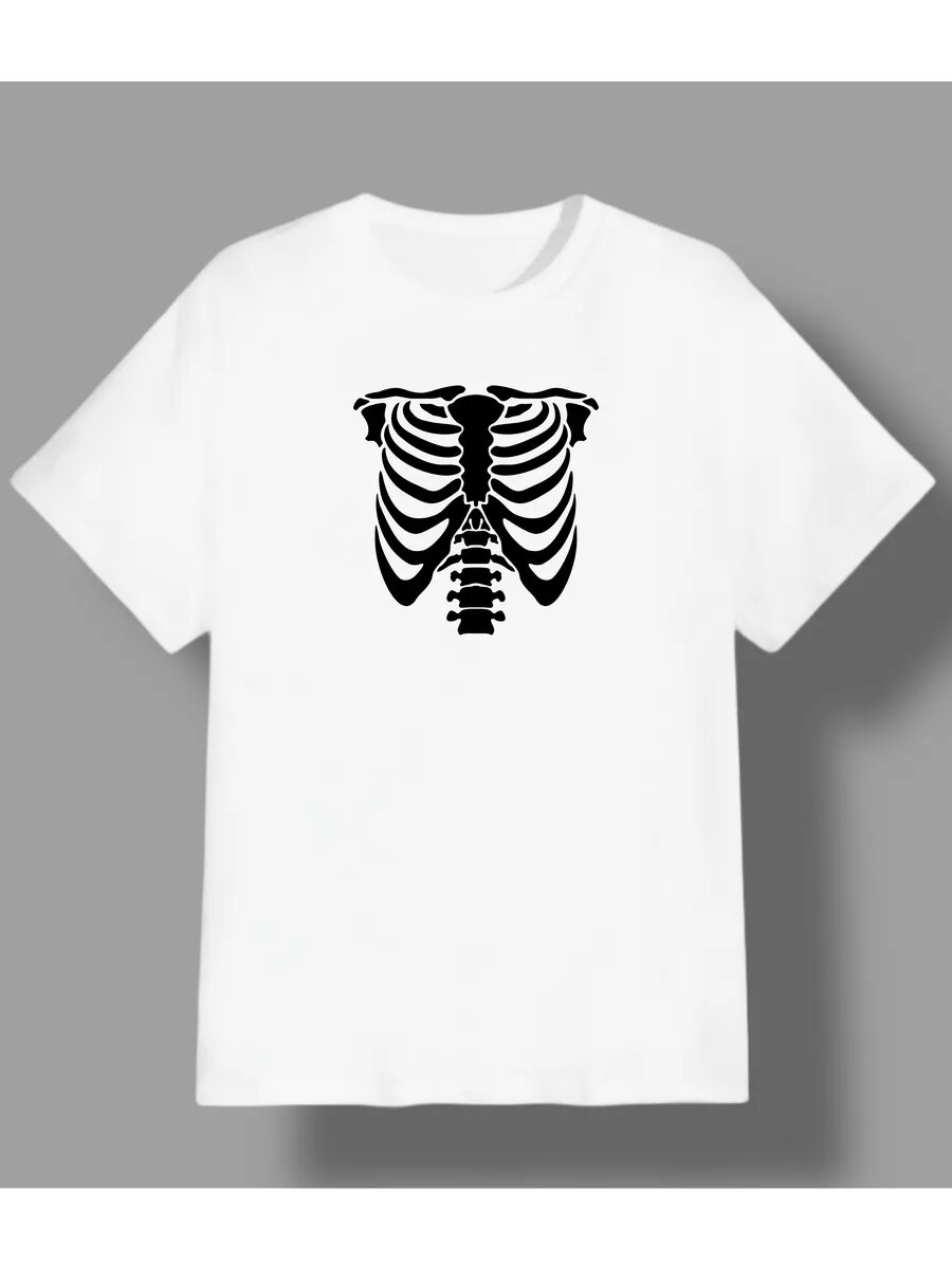 Футболка силуэт Грудная клетка
