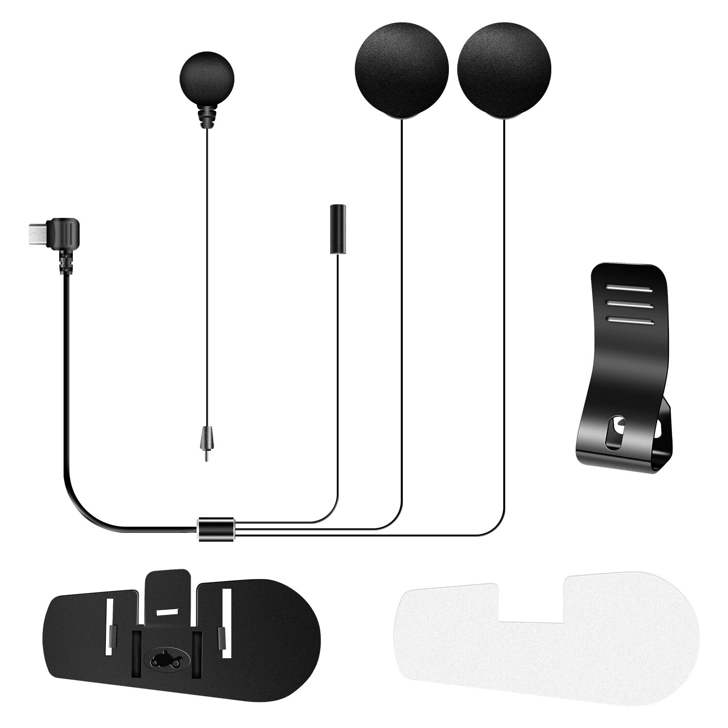 Fodsports микрофон динамик наушники с креплением только подходит для FX8 AIR, FX8 Pro мотоциклетный шлем Bluetooth Интерком