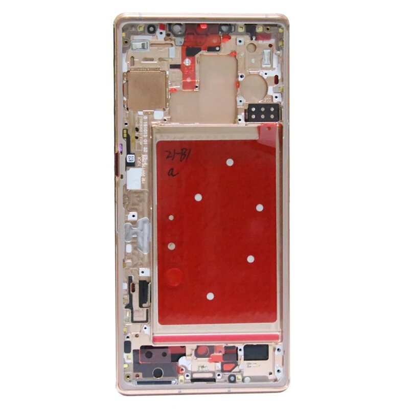 Оригинальный OLED-дисплей 6,53 дюйма для Huawei Mate 30 Pro, преобразователь сенсорного экрана в сборе для LIO-L09, LIO-L29, LIO-AL00, LIO-TL00 LCD Orange With Frame