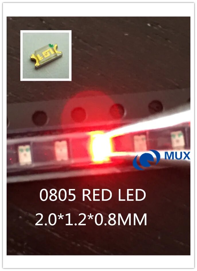 Светодиоды MUXINZILIGHT 0805 красные