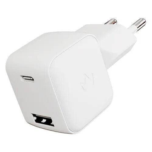 Сетевое зарядное устройство VLP G-Charge, USB-A, 30Вт, 3A, белый [1074002]