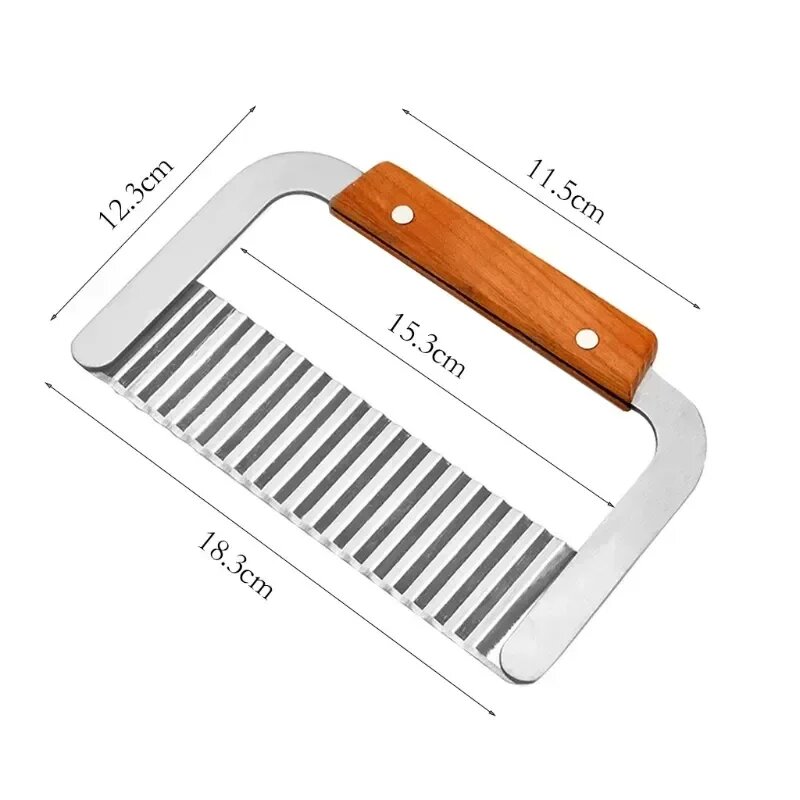 Резак для картофеля фри из нержавеющей стали, 1PCS