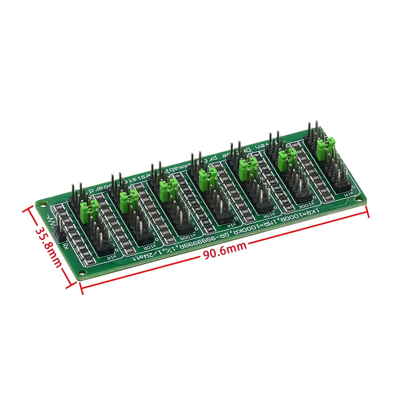 Программируемая плата резисторов 0.1R-9999999.9R, 7 Decade