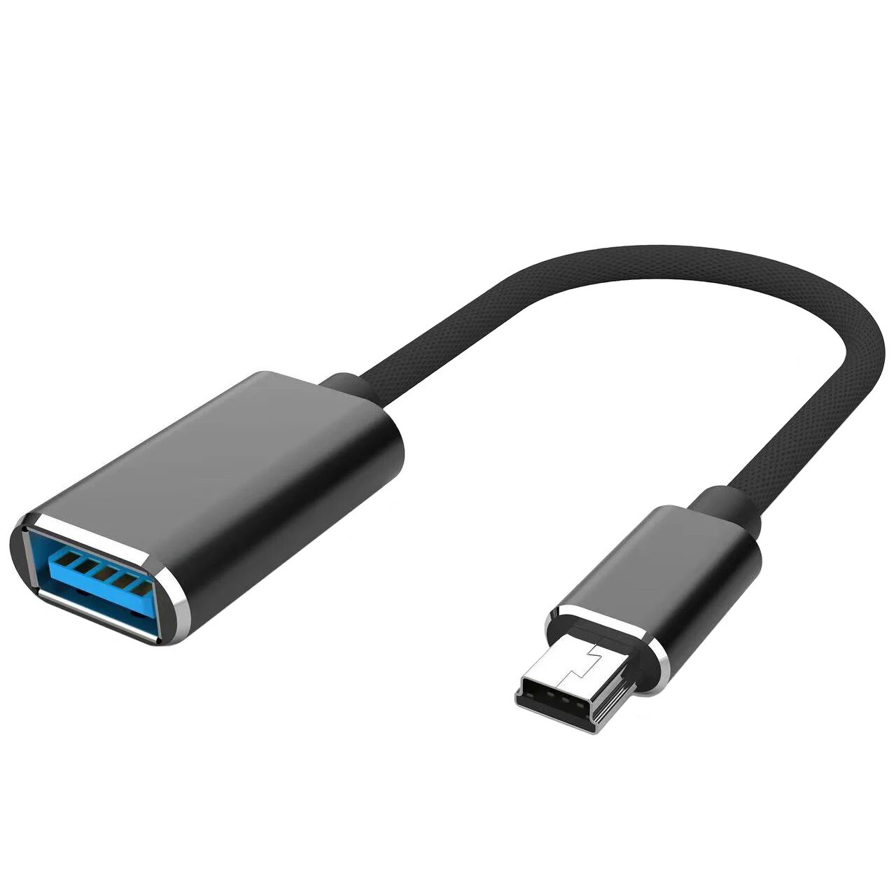 Переходник для передачи данных Mini-B с 5 контактами штекер на USB 3,0 гнездо мини USB OTG адаптер кабель для автомобильного динамика MP4 на U диск