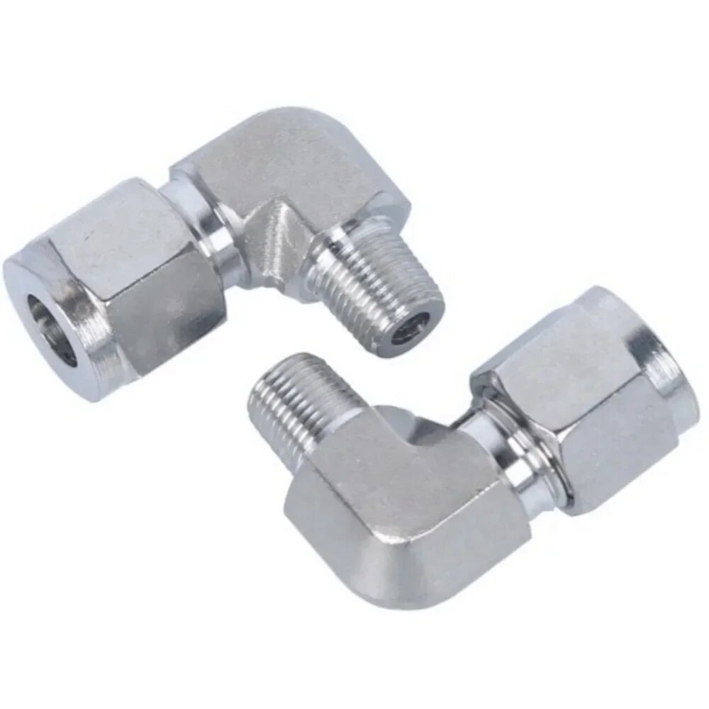 Кованый угловой фитинг из нержавеющей стали 304/316, BSPT, 6-12 мм