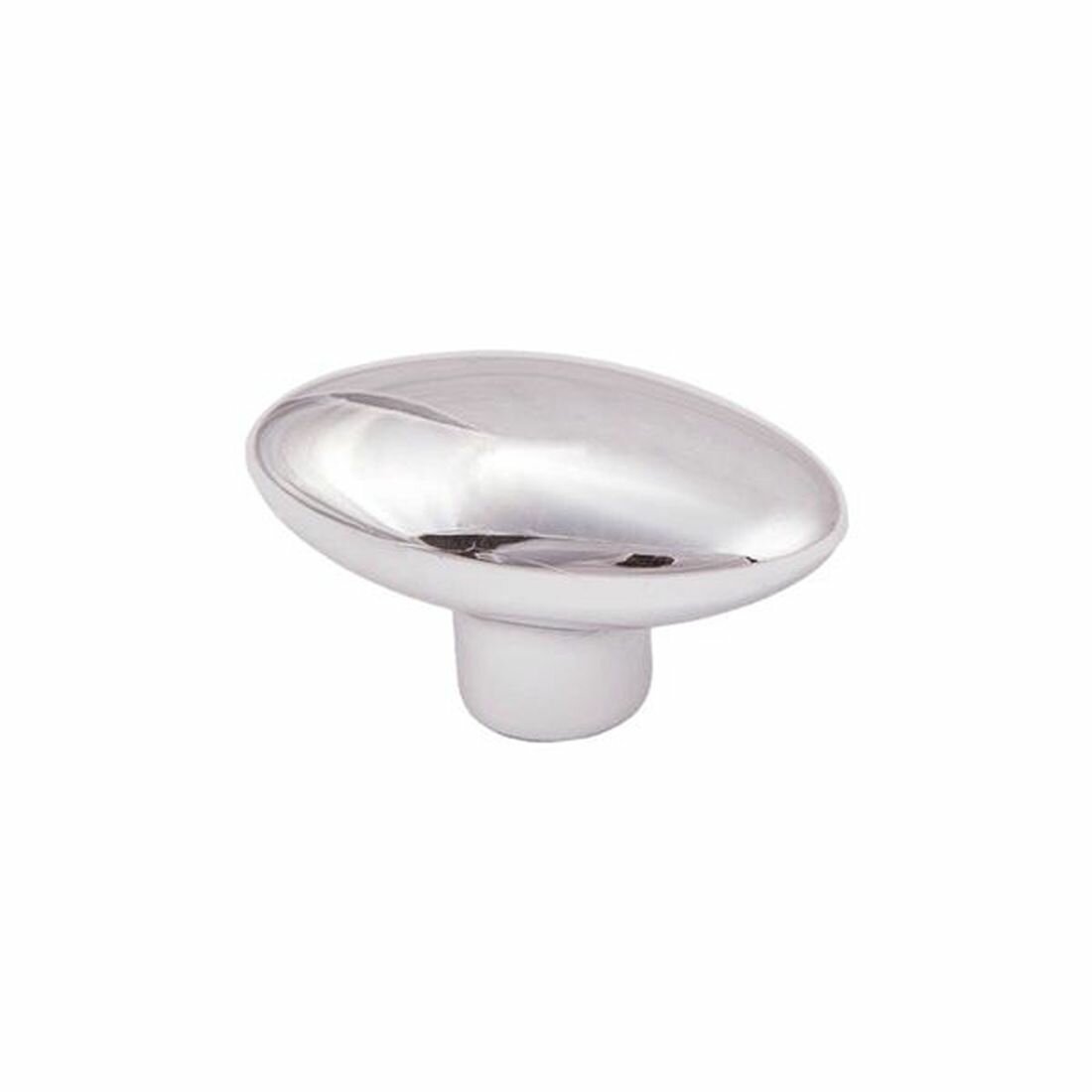 Ручка мебельная кнопка пластик. PK05/K5 хром