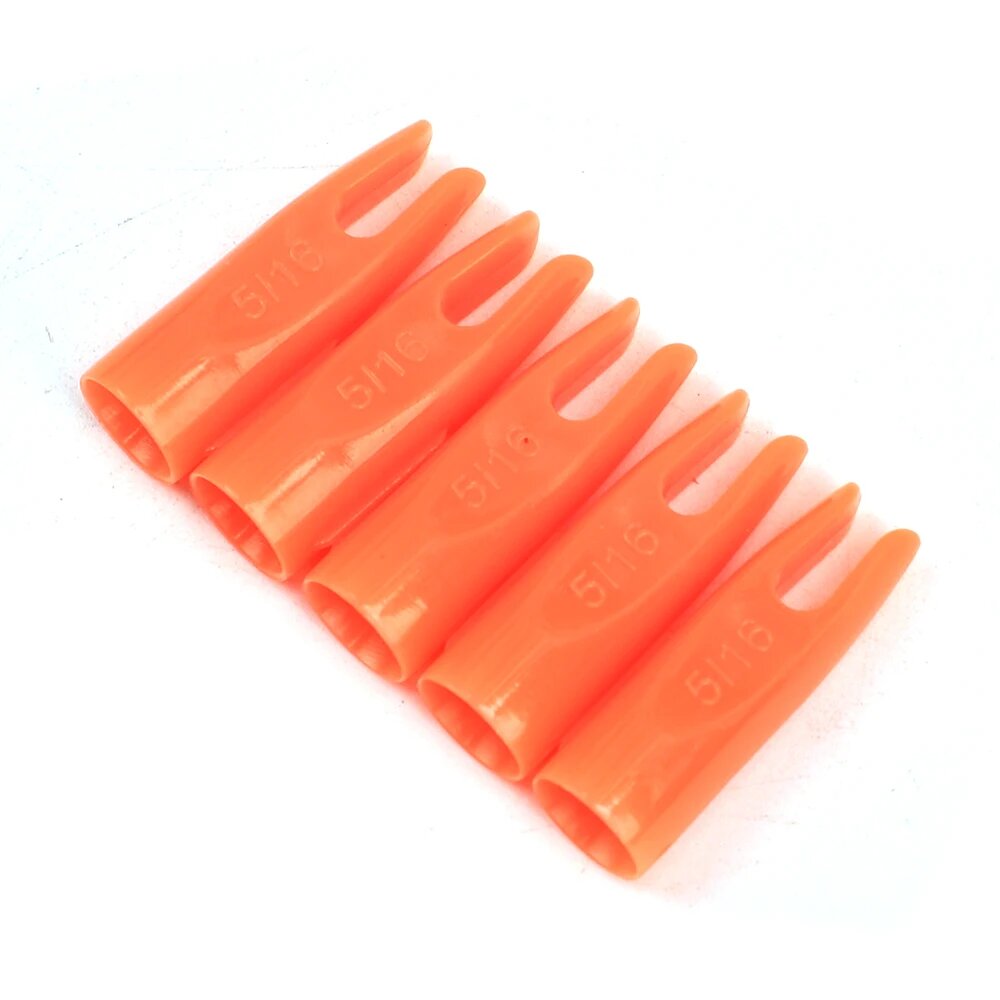 Держатели для стрел из лука, 5/16", 8 мм, 50 шт. Оранжевый, Orange 50pcs