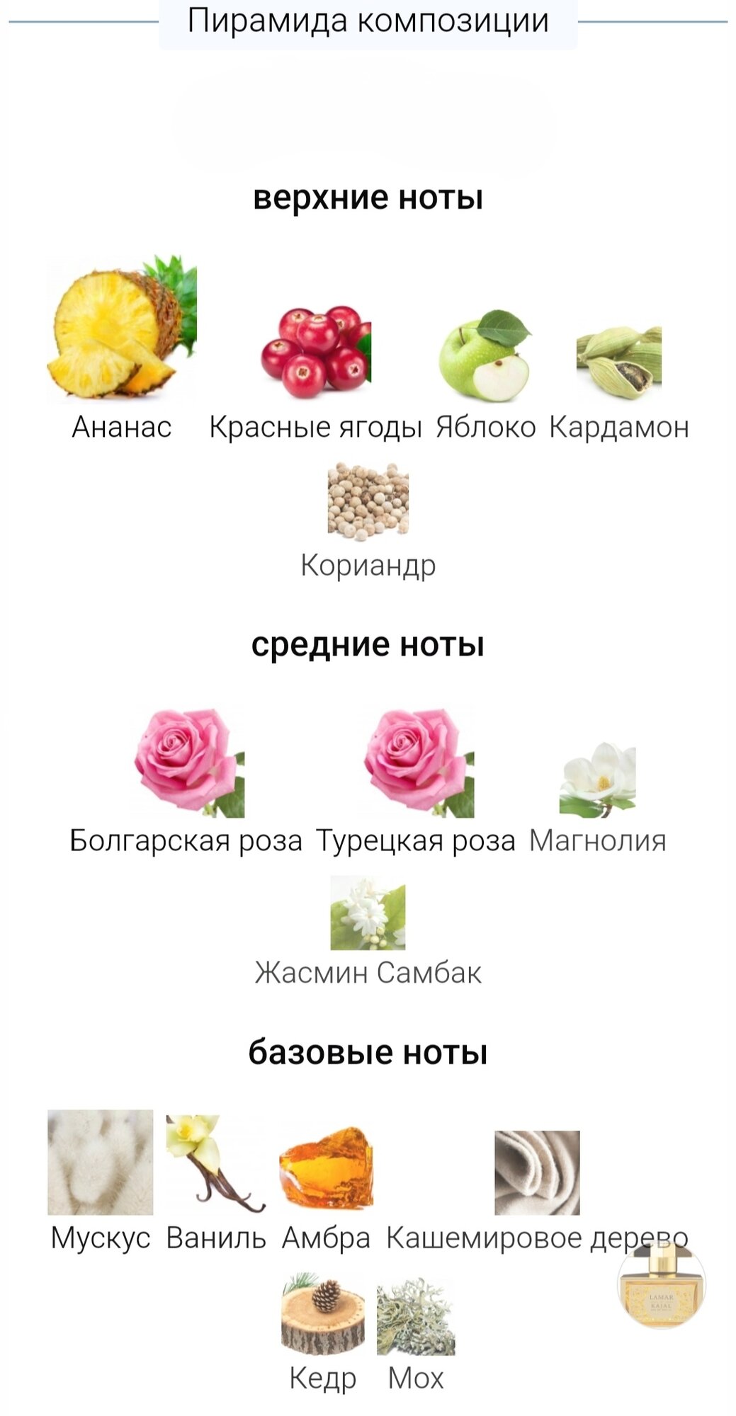 Духи по мотивам' Lamar Kajal 'унисекс — фото 1