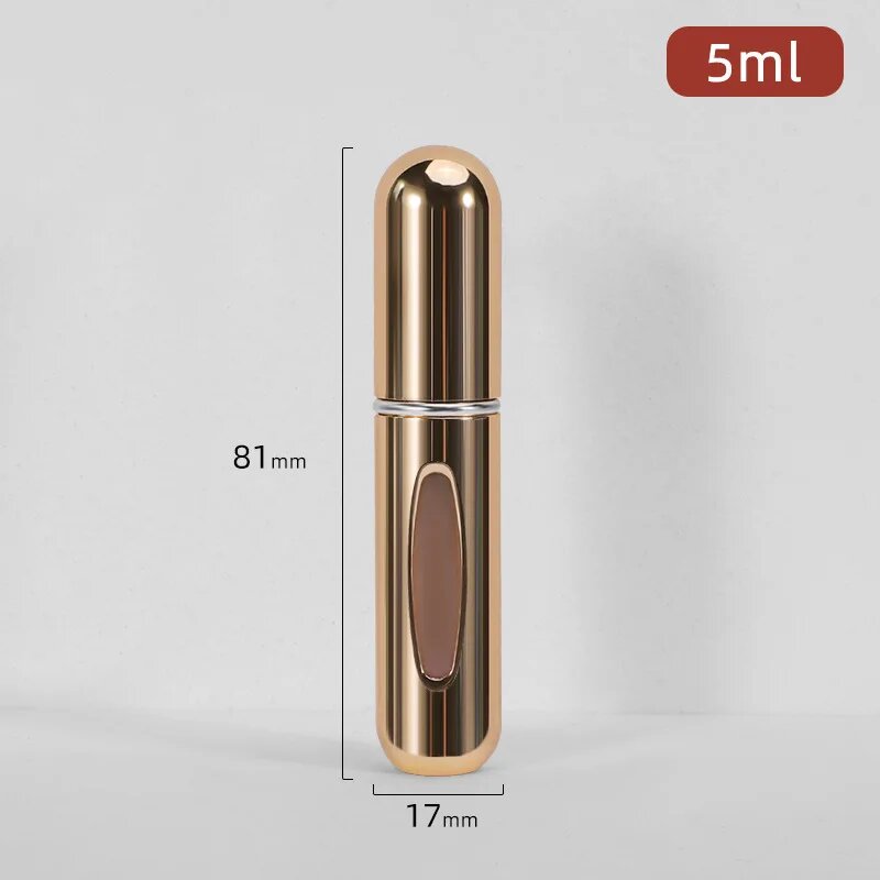 Мини-флакон для духов 5мл/8мл 5ml Bright gold