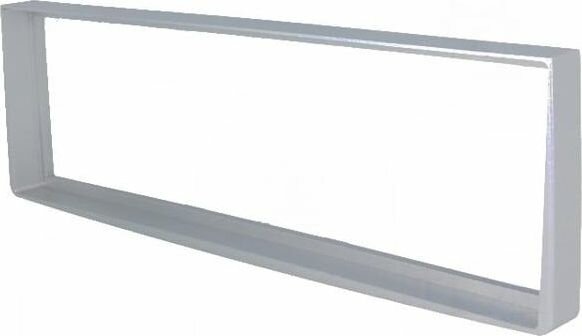 Рамка для магнитолы ACV 281001-04-0 Alfa Romeo, 1 DIN, серебристый, 1 шт