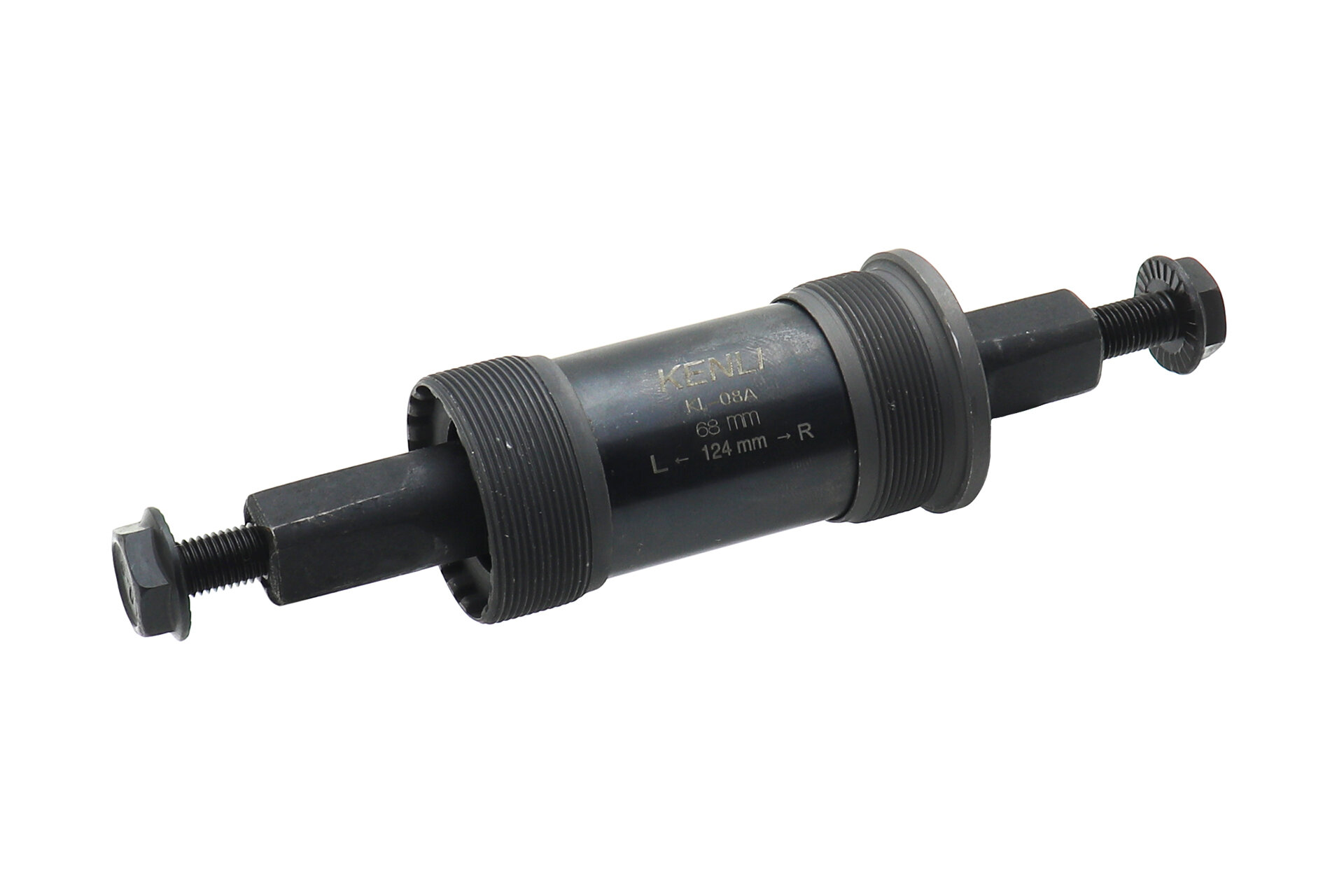 Каретка KENLI MTB BC 1.37"X24T, 68/124 мм (стальные чашки, стальной корпус)
