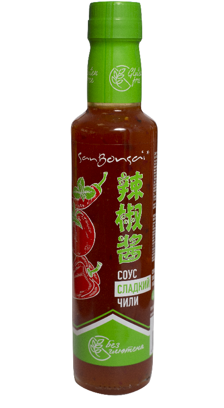 Соус SANBONSAI Чили Сладкий без глютена /стекло/ 300мл