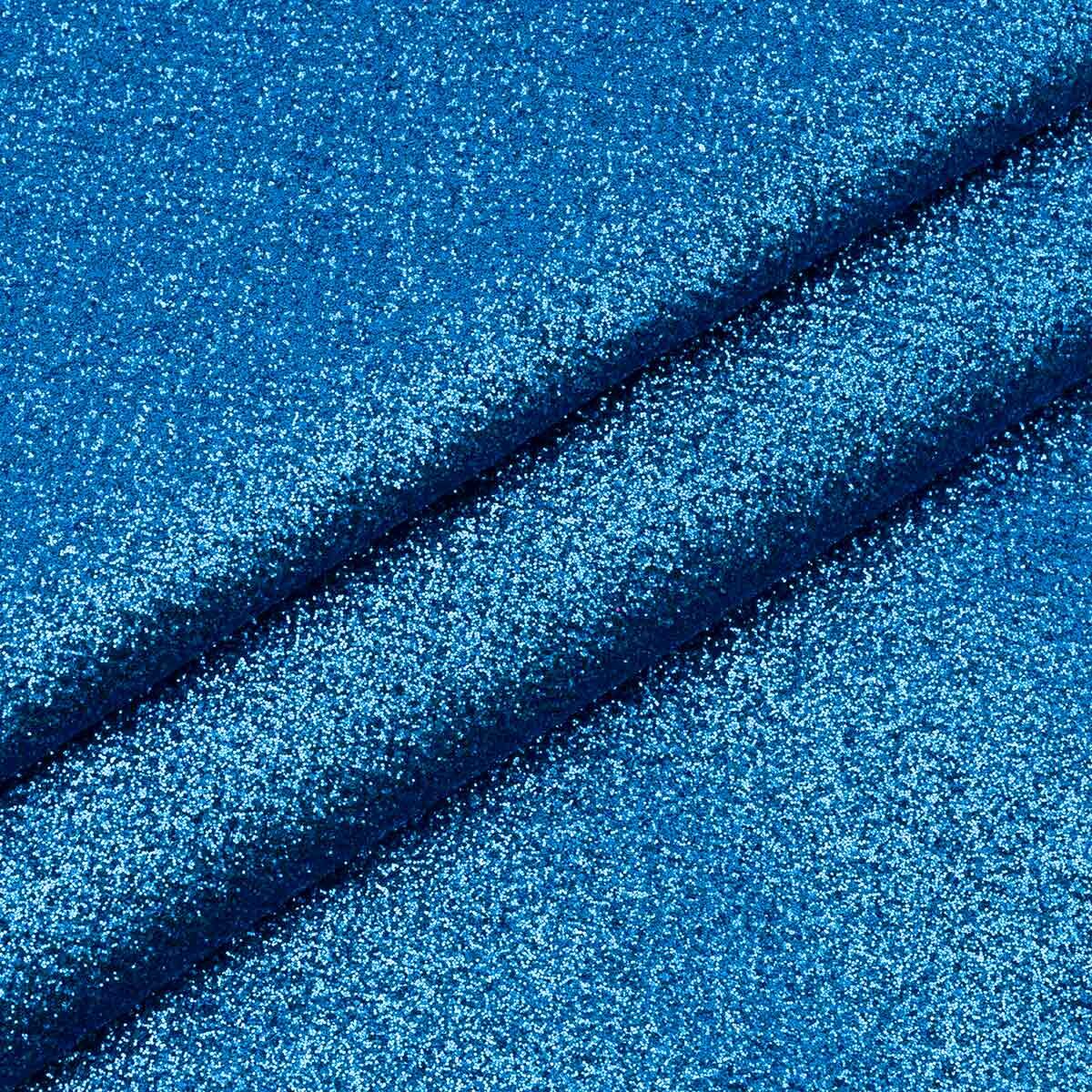 Нетканый материал с глиттером для творчества, лоскут 47*50 см, AR1369 (синий)