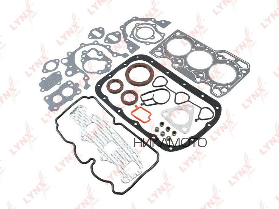 LYNXAUTO SK1286 Комплект прокладок, двигатель DAEWOO Matiz(M100,150) 0.8 98> , CHEVROLET Spark(M150) 0.8 00-10 / Matiz(M200, M250) 0.8 05-13