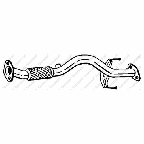 Труба выхлопного газа Bosal 750135 для Hyundai Accent III; Kia Rio II