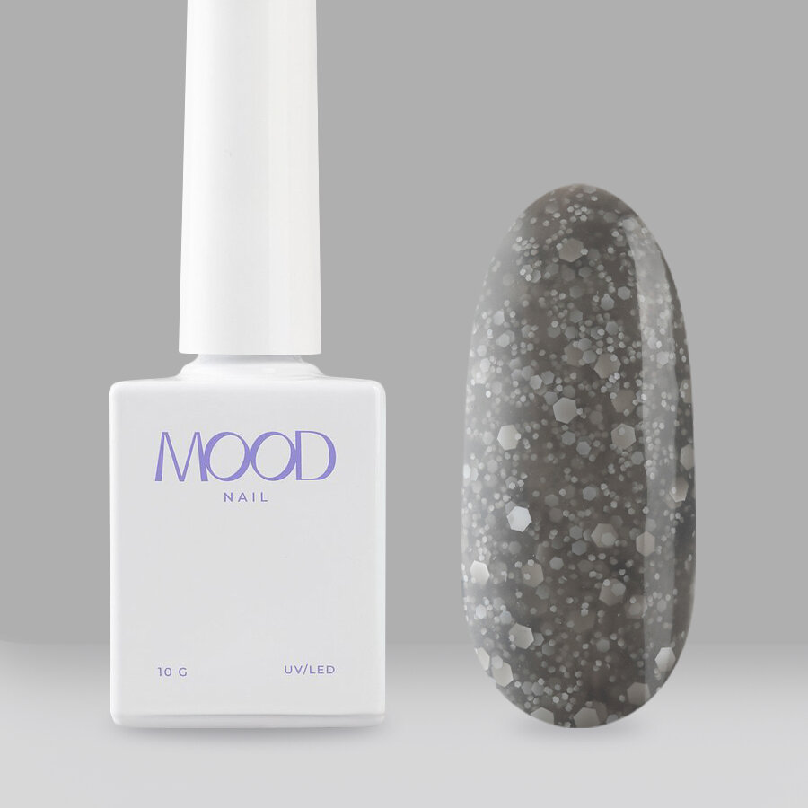Гель-лак MOODNAIL Holi Festival Grey, 10 г