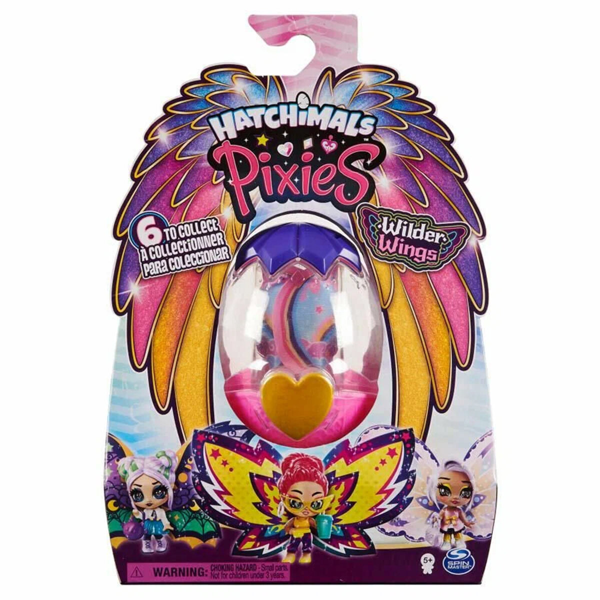 Spin Master Hatchimals Pixies Wilder Wings / Хэтчималс, Модная скульптура эльфа, красивые крылья, с аксессуарами