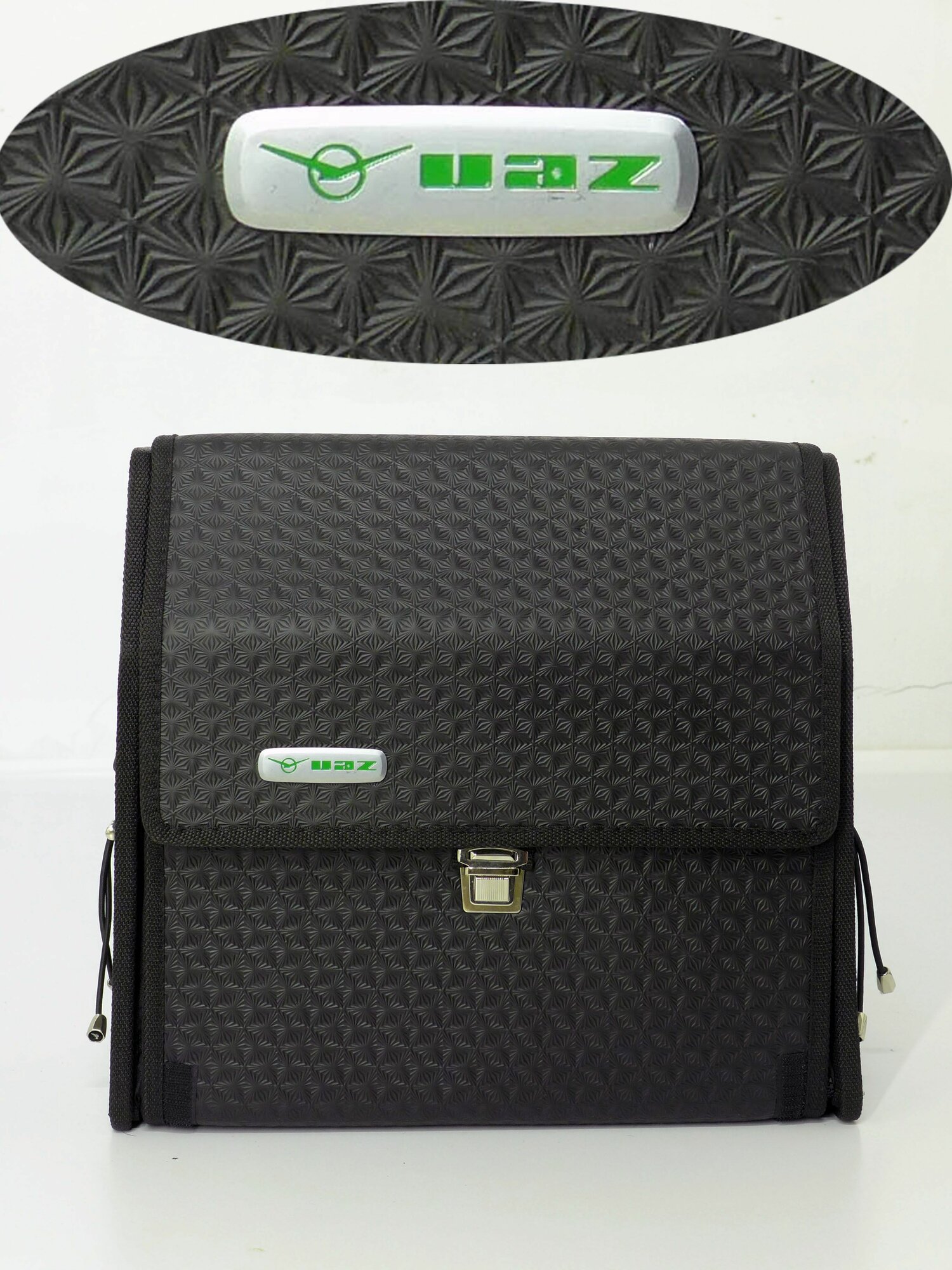 УАЗ Органайзер автомобильный в багажник, "звездный", УАЗ UAZ, 22 литра, &черный, чeрный кант