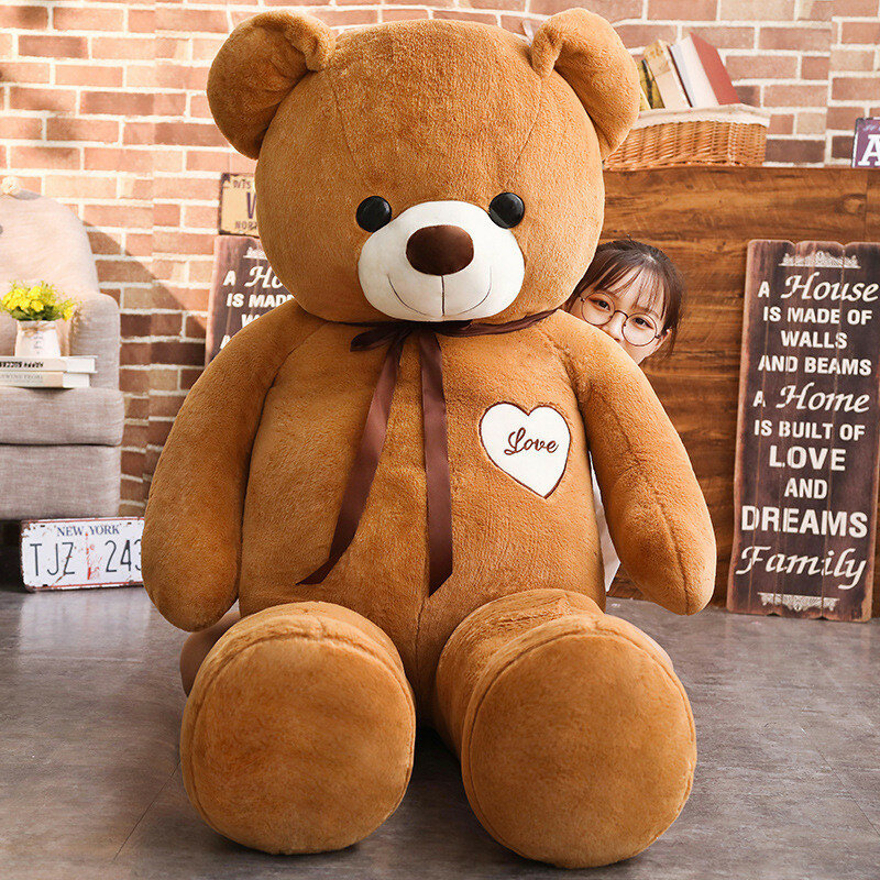 Giant teddy bear plush toy rose velvet ce certified stuffed animal nursery gift