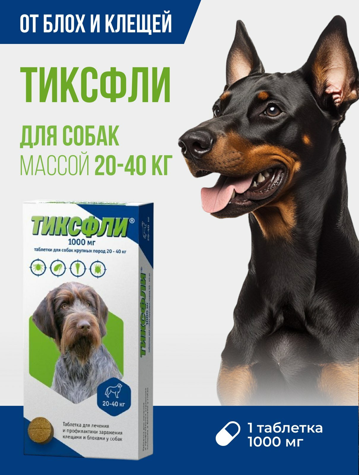 Тиксфли 1000 мг (1 табл.)