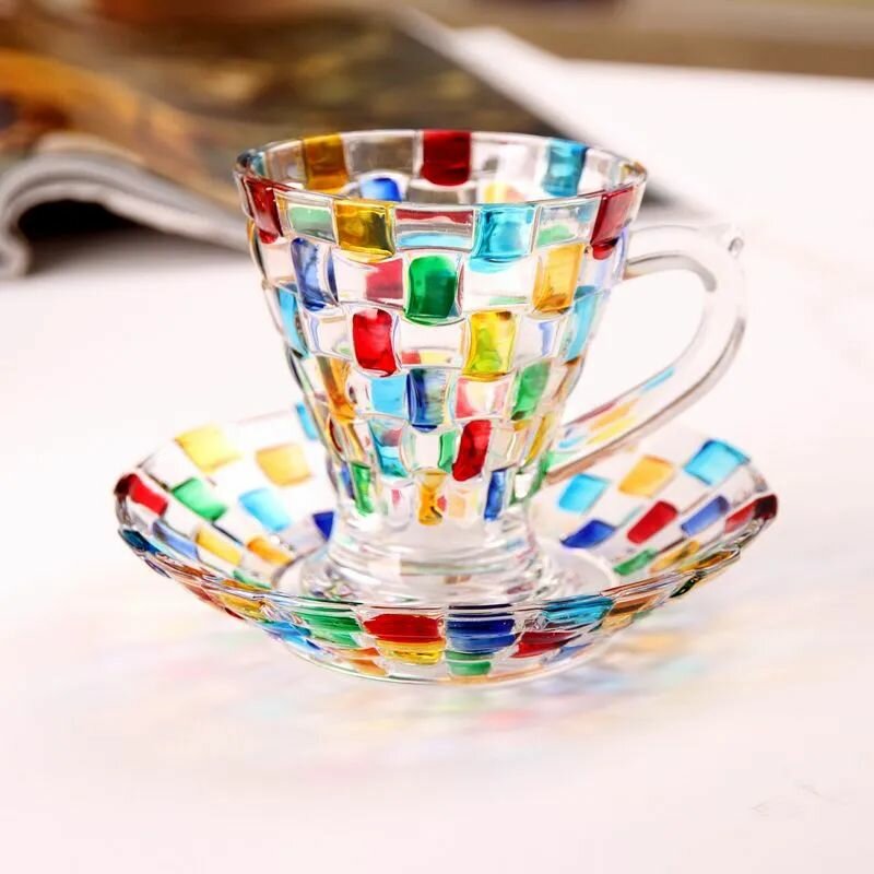 Итальянский дизайн, витражный набор.