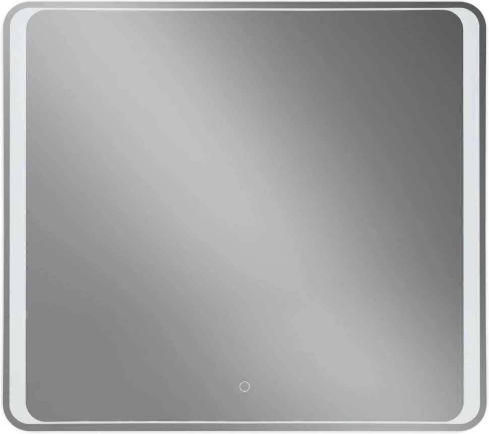 Зеркало Art&Max Elegant AM-Ele-900-800-DS-F 90x80 см, с LED-подсветкой, сенсорным выключателем, диммером