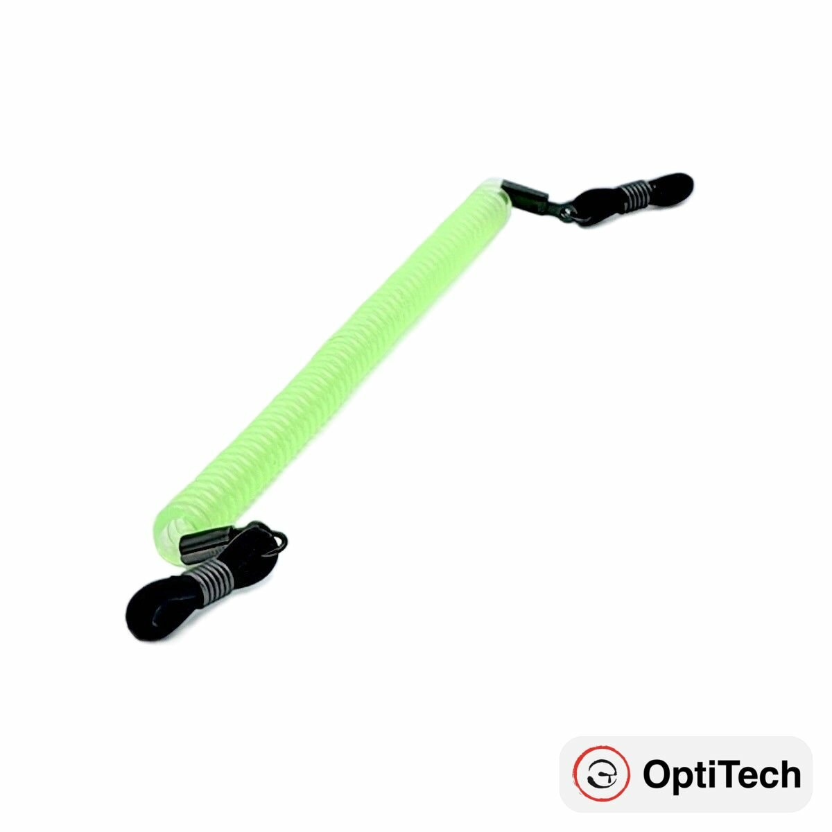 Шнурок для детских очков, пружина, силикон, OptiTech, Зелёный