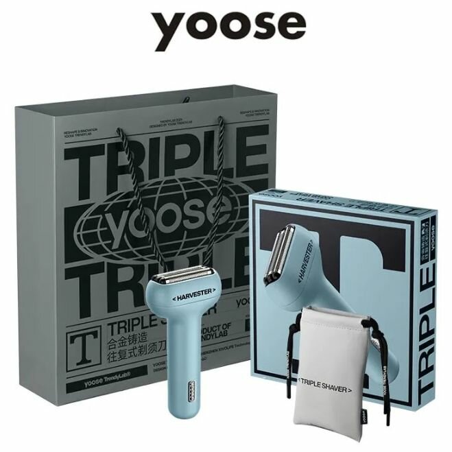 Электробритва celfoshan Yoose-T1-C, влагозащищенная, нержавеющая сталь